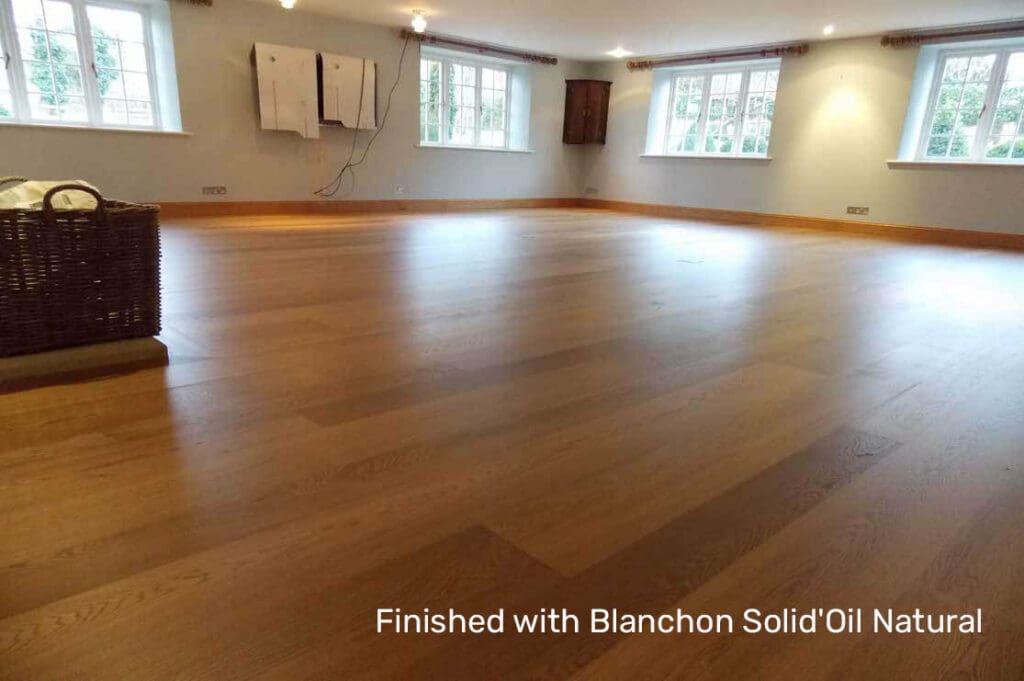 Wide Natural Unfinished Oak Flooring - E150UF