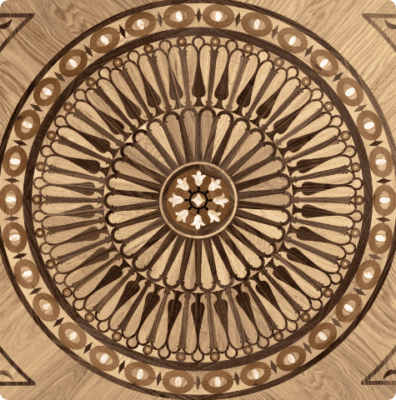 Marquetry Flooring | Elegant Renaissance Geometric Parquetry