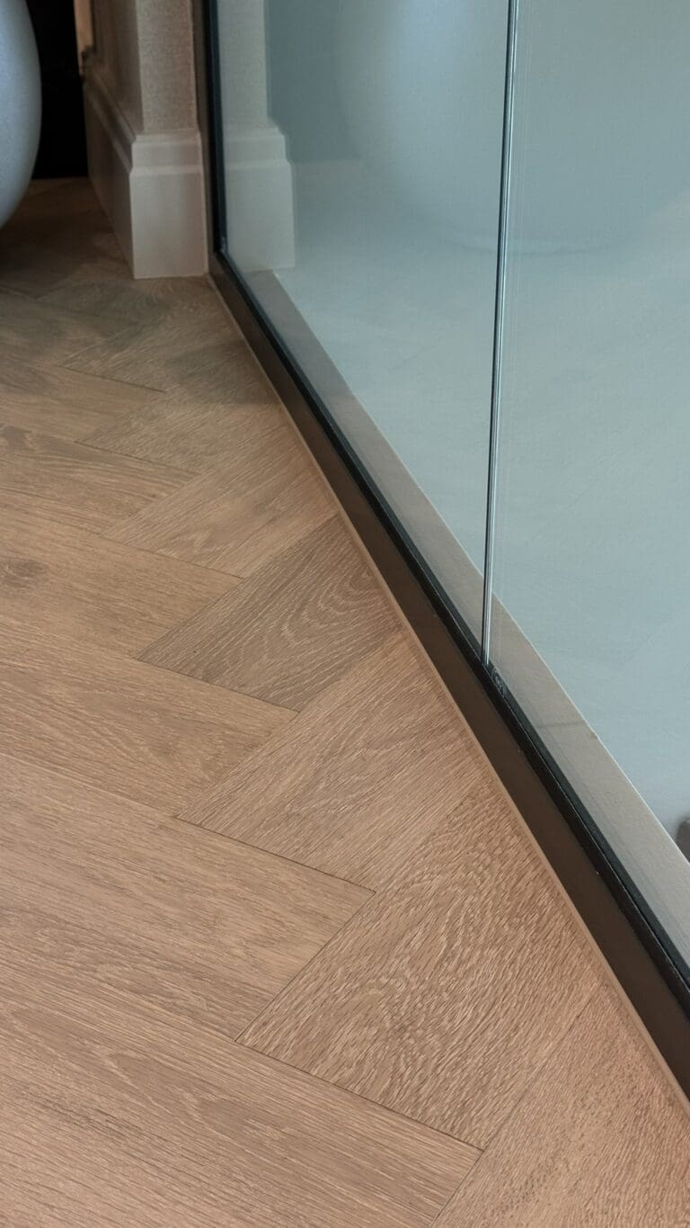Product | Light Brushed And Light Fumed Limed Oak Herringbone Parquet