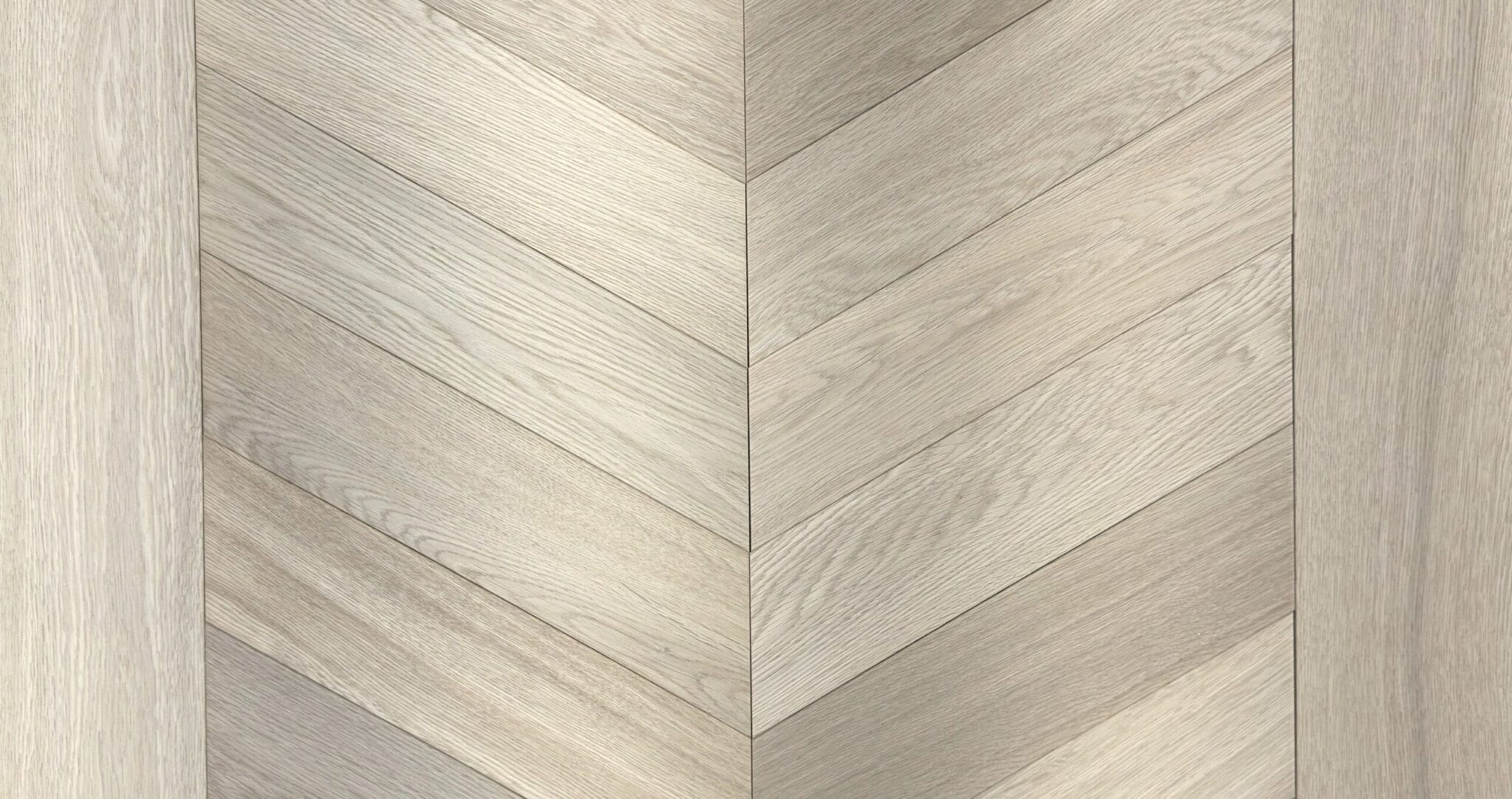 Combine Plank and Chevron Wood Flooring For Timeless Designs